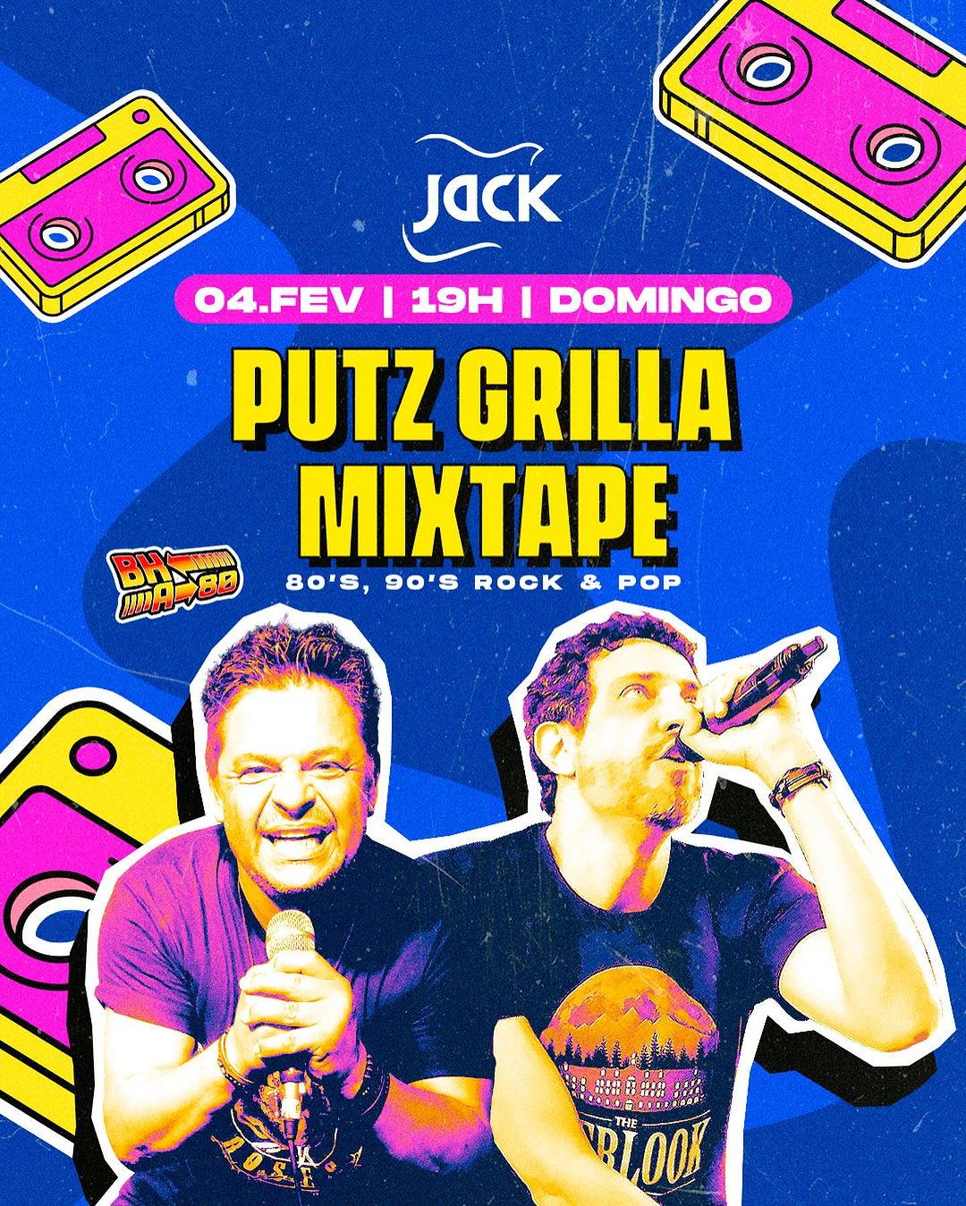 Putz Grilla & MixTape - 04/02/2024 (Domingo) - Jack Rock Bar