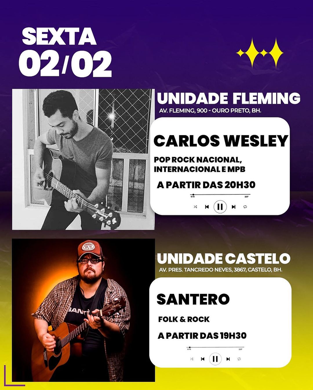 Carlos Wesley - 02/02/2024 (Sexta) - Cervejaria Charada - Unidade Fleming