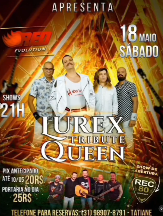 Lurex Queen – 18/05/2024 (Sábado) – Red Evolution